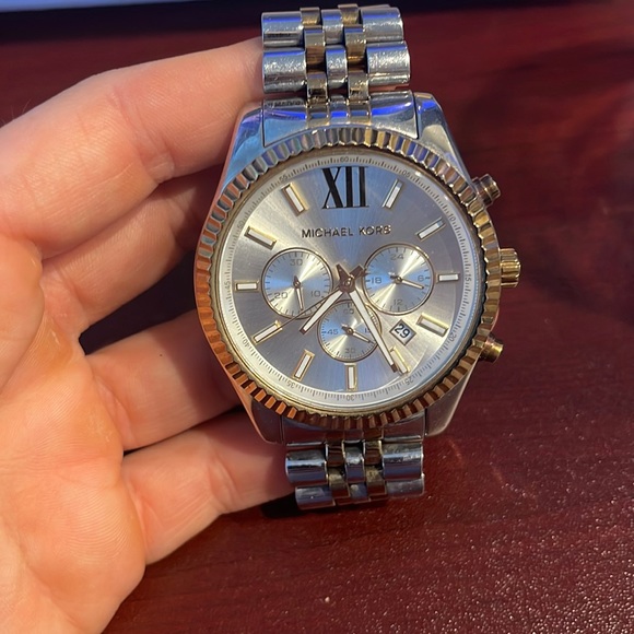 Michael Kors | Other | Michael Korsoversized Lexington Twotone ...